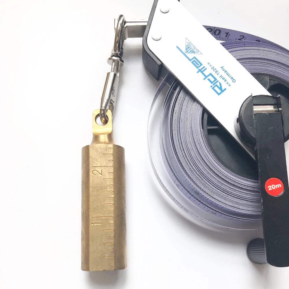 Stainless Steel Water Proof Sounding Depth Measure Water Tank Oil Gauge ...