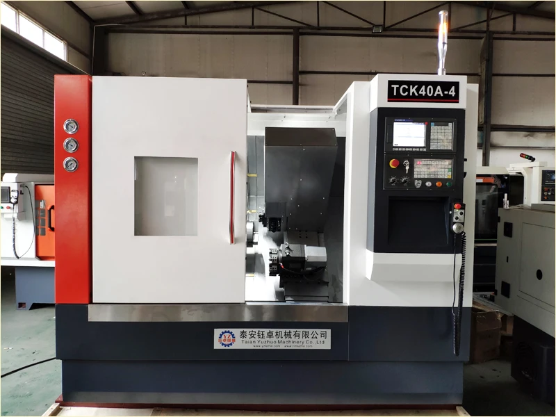 Tck40 Linear Rail High Speed Cnc Slant Bed Lathe For Sale Slant Bed Cnc ...