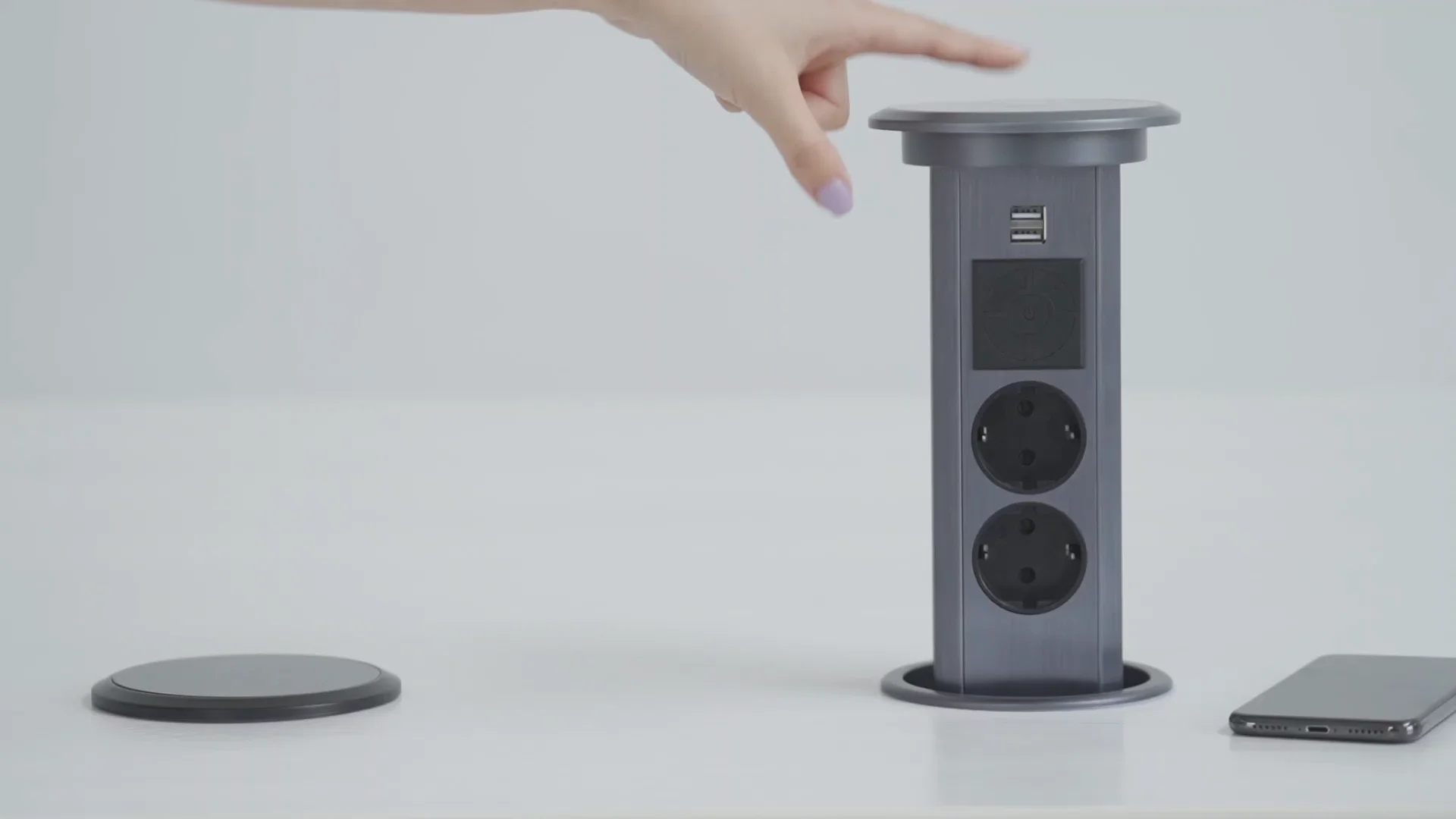 Custom Electrical Outlets Kitchen Smart Pop Up Socket Table Power ...