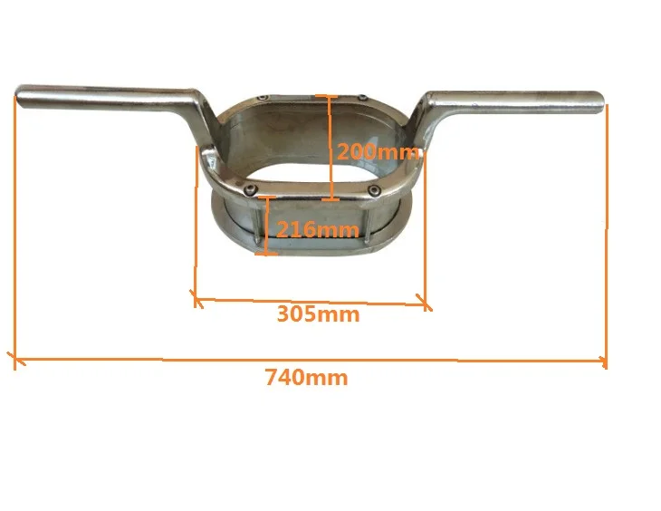 New 316 Stainless Steel Boat Roller Hawse Pipe with Cleat