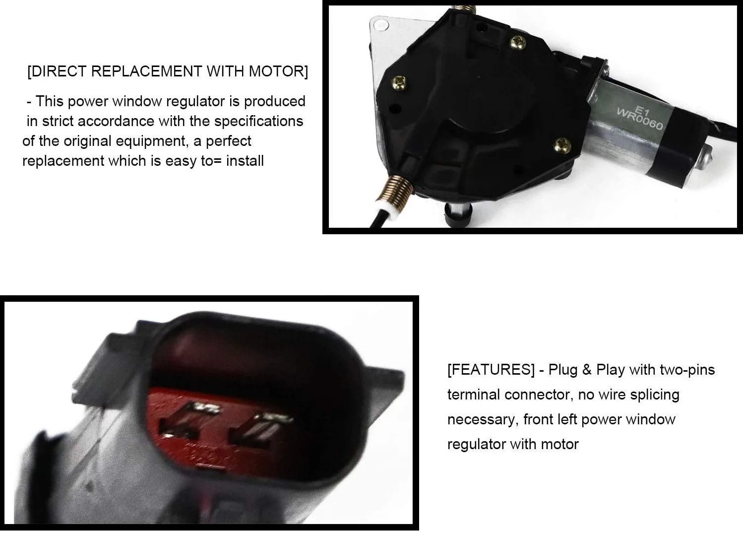 Car Electric Power Lifter Window Regulator for Chevrolet Aveo