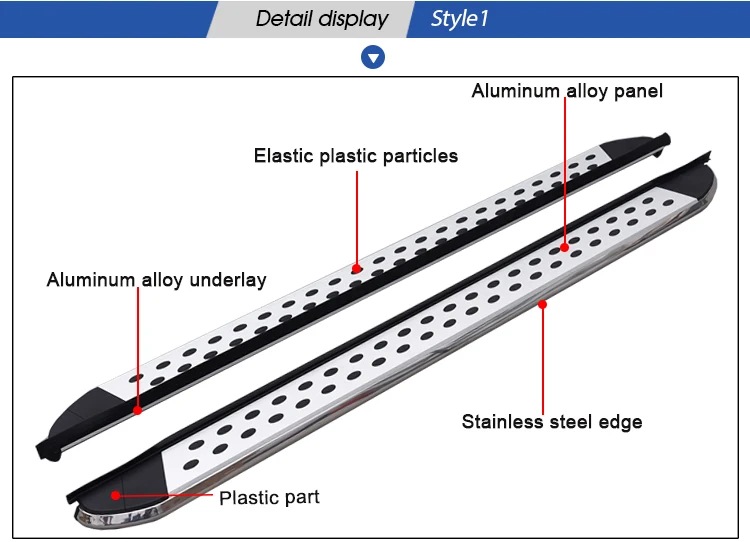 OEM Aluminum Car Universal Side Step Running Board Accessories for SUV ...