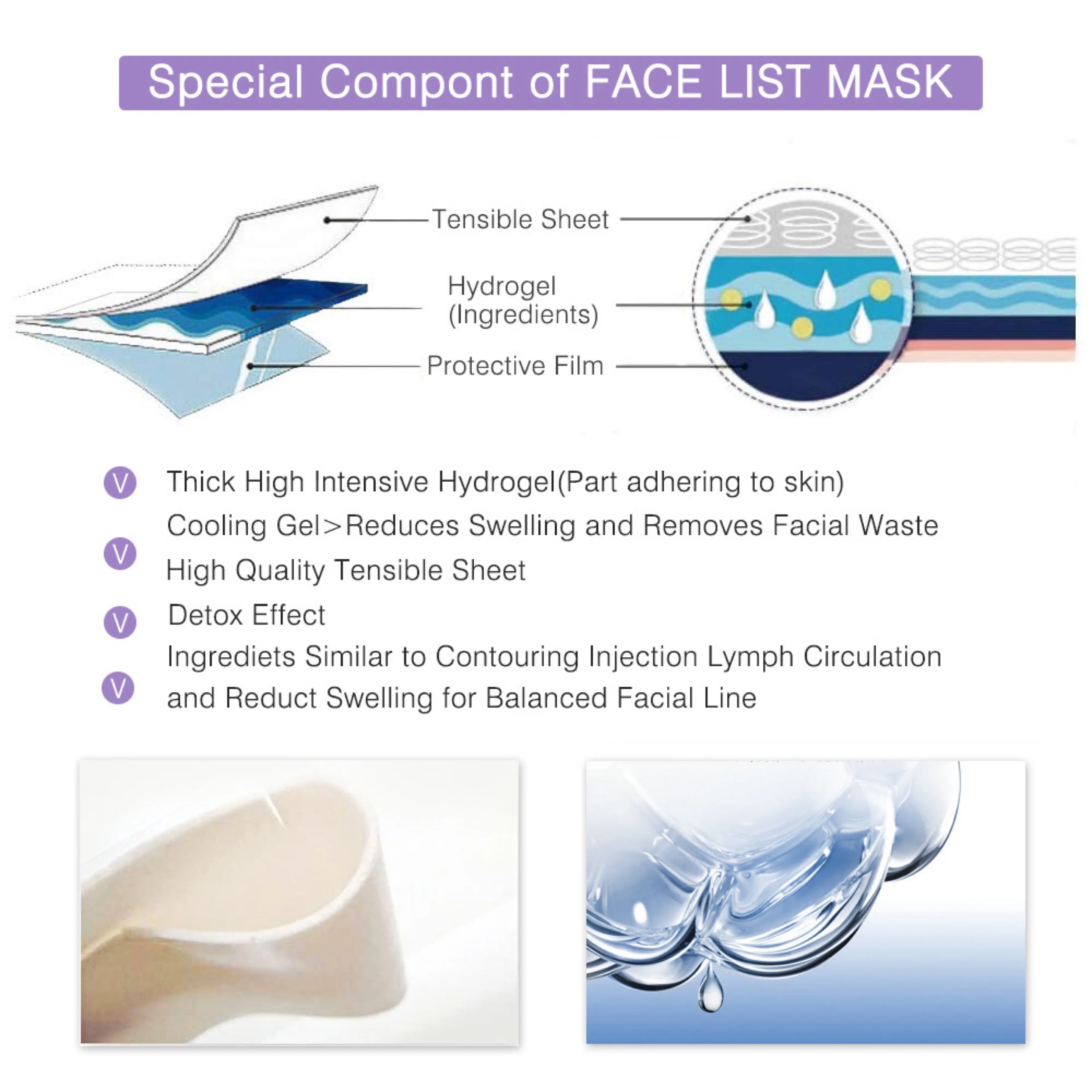 Elaimei Double V-Line Lifting Patch - Shape Lifting Facial Mask