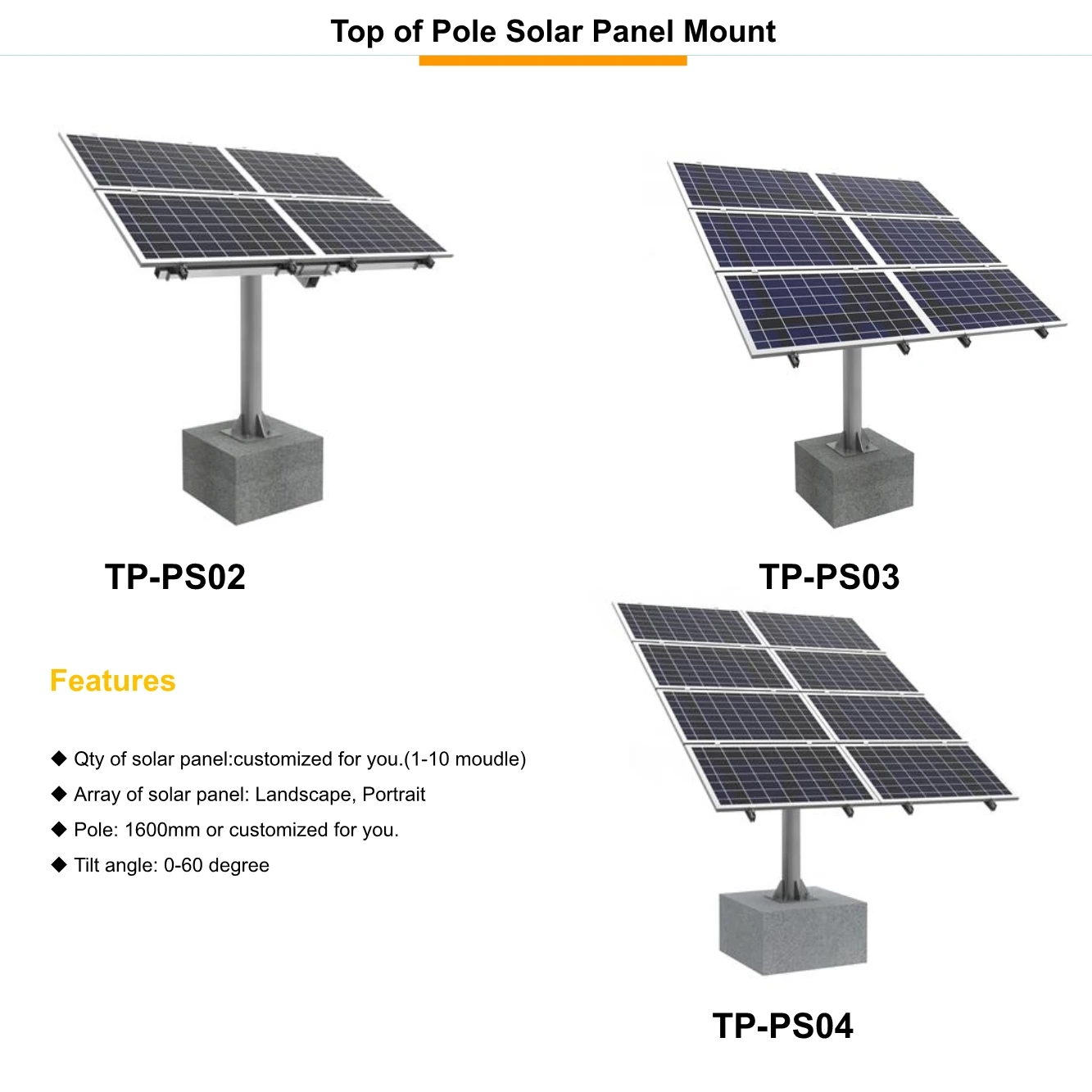 Factory Supply Pole Mount Solar Panel,Solar Panel Pole Mounting System ...