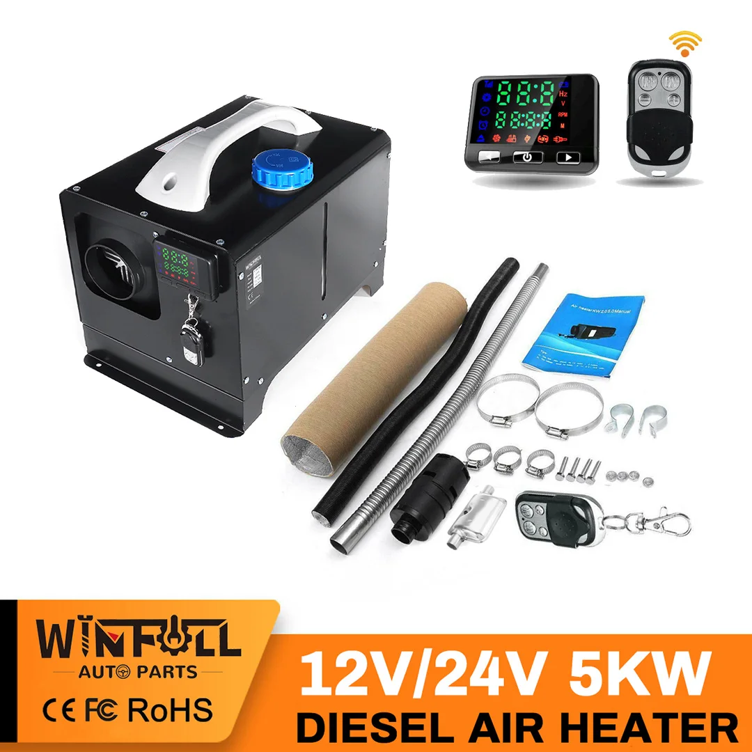 OEM Trucks Car 12V/24V 5KW 8KW LCD Portable Diesel Heater