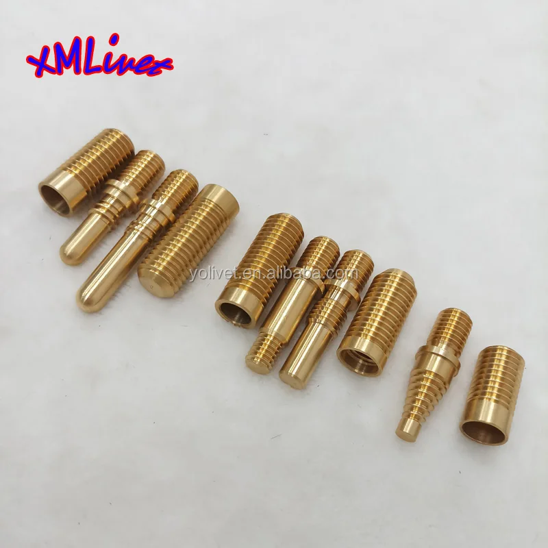 Xmlivet Snooker Cue Joint Thread Brass Pin and Insert