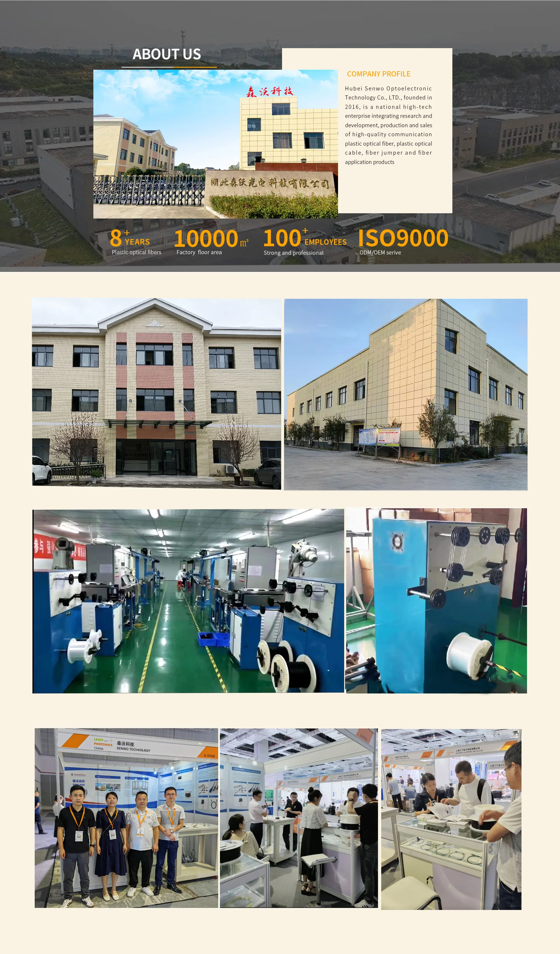 Wuhan Sunway Link Technology Co.,Ltd - Plastic optical fiber, Optical cable