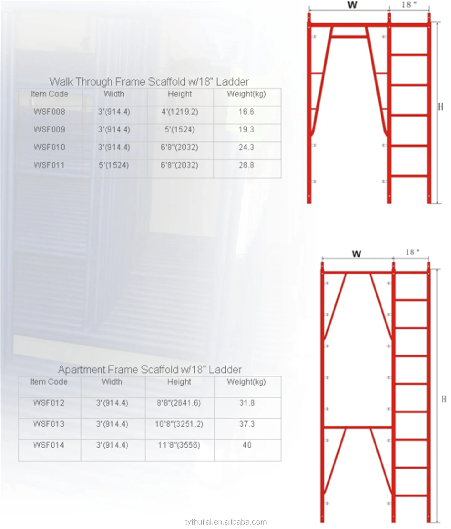 Scaffolding Door Frame Andamio H Frame Scaffolding Parts Shoring ...