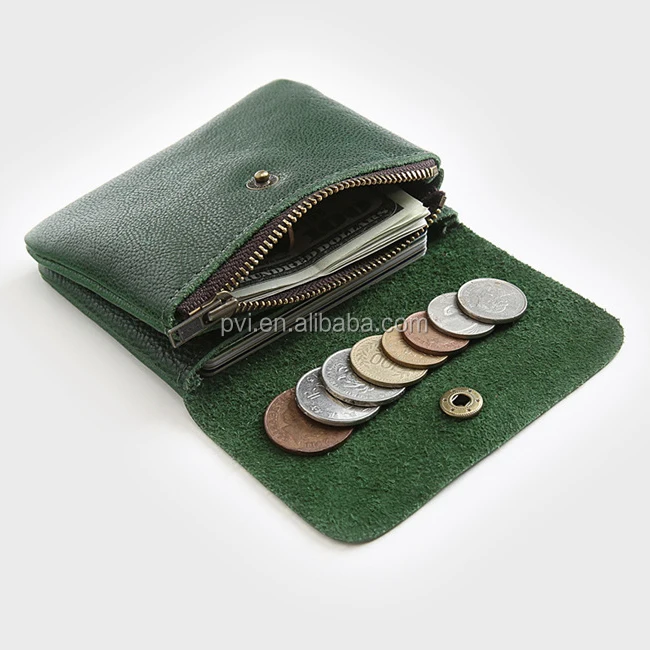 Small Genuine Cow Leather Coin Purse - Versatile & Stylish