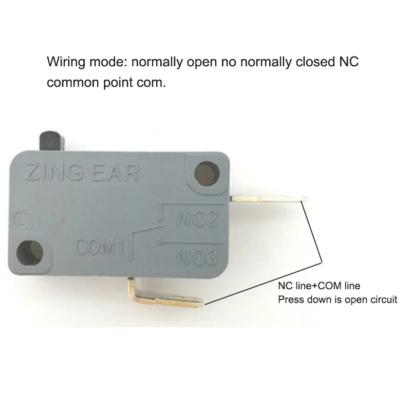 Zingear G5 Series High Current Micro Switch For Game Player 16a 250v ...