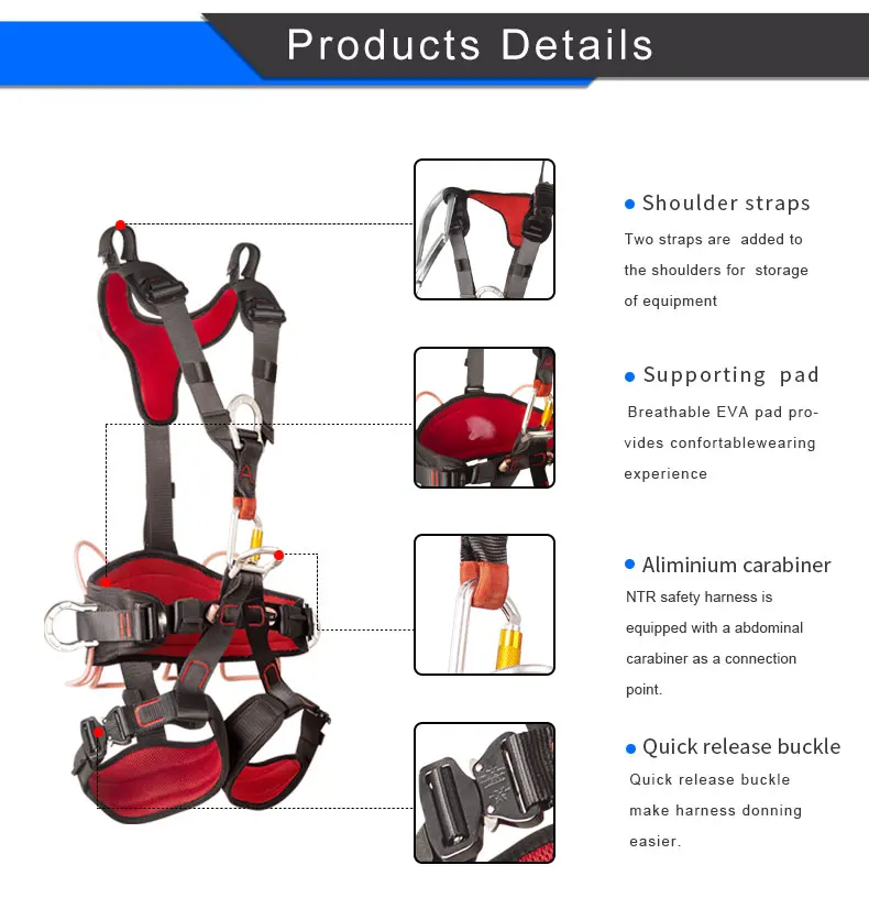 Full Body Rock Climbing Harness - Safe and Secure Gear