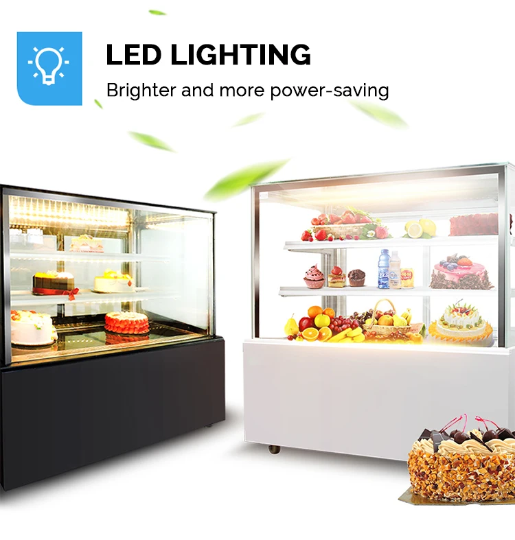 Supermarket Commercial Counter Top Cooler Upright Cake Chiller with ...