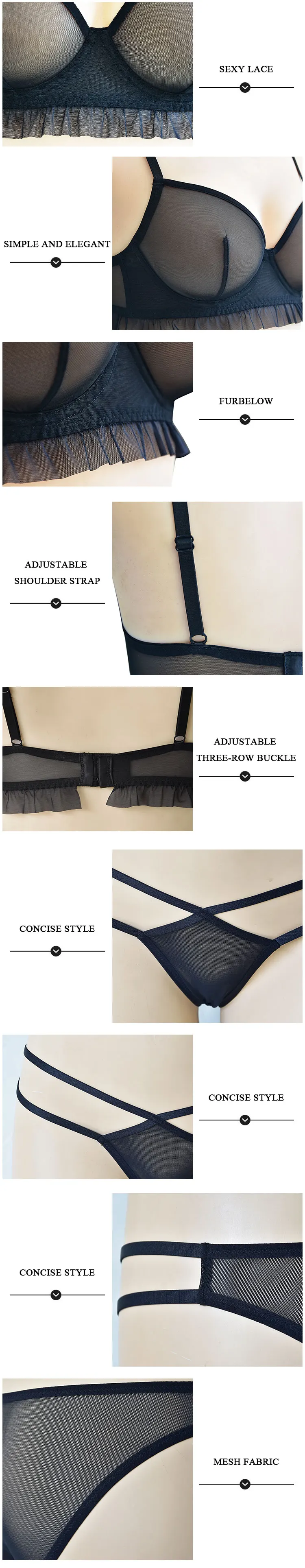 Lingerie Fabrikant Hot Sexy Transparante Sex Dames Beha En Slipje Sets ...