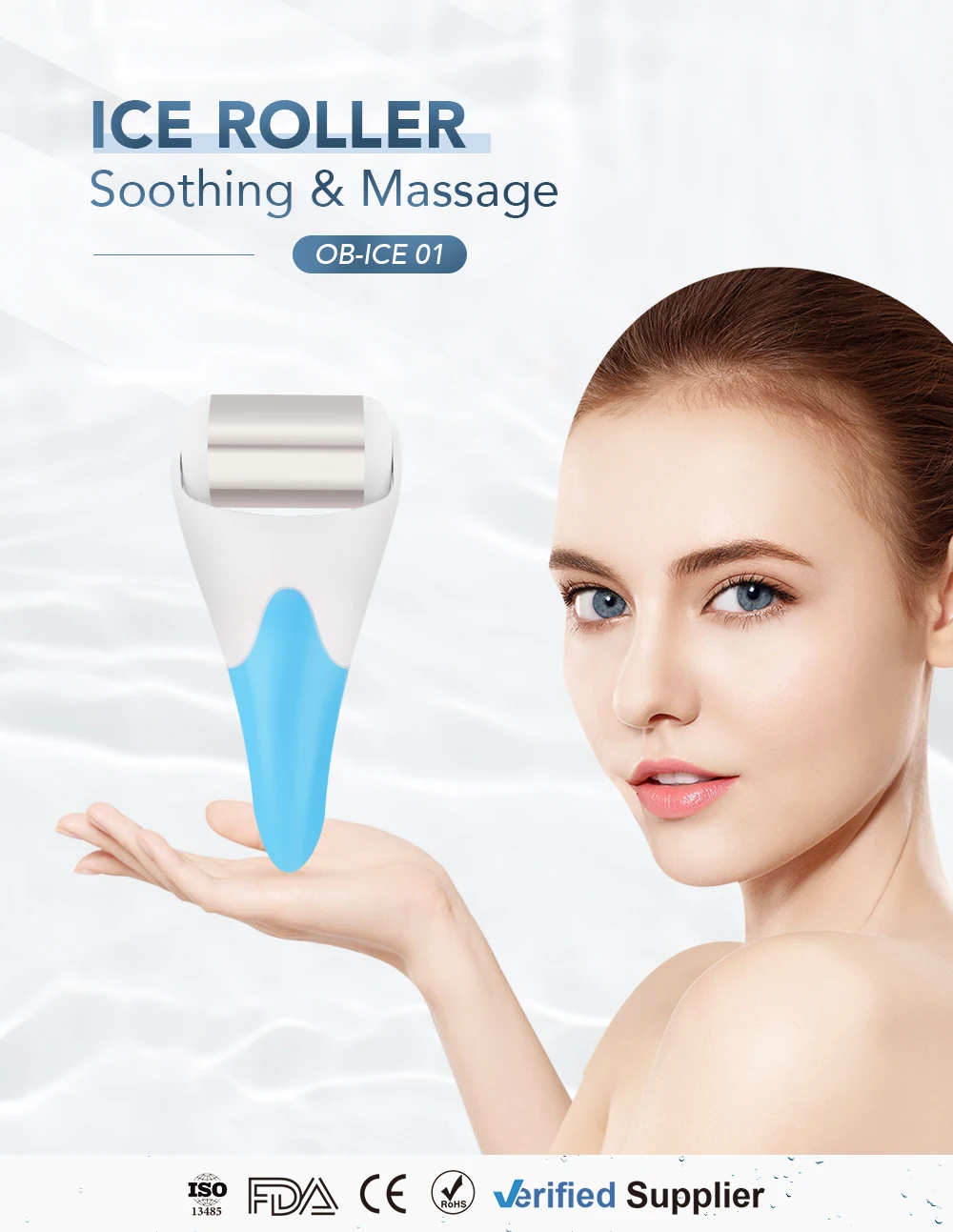 Skin Cooling Dermaroller Face Body Massager Ice Roller For Face Anti Aging Buy Ice Rollerice