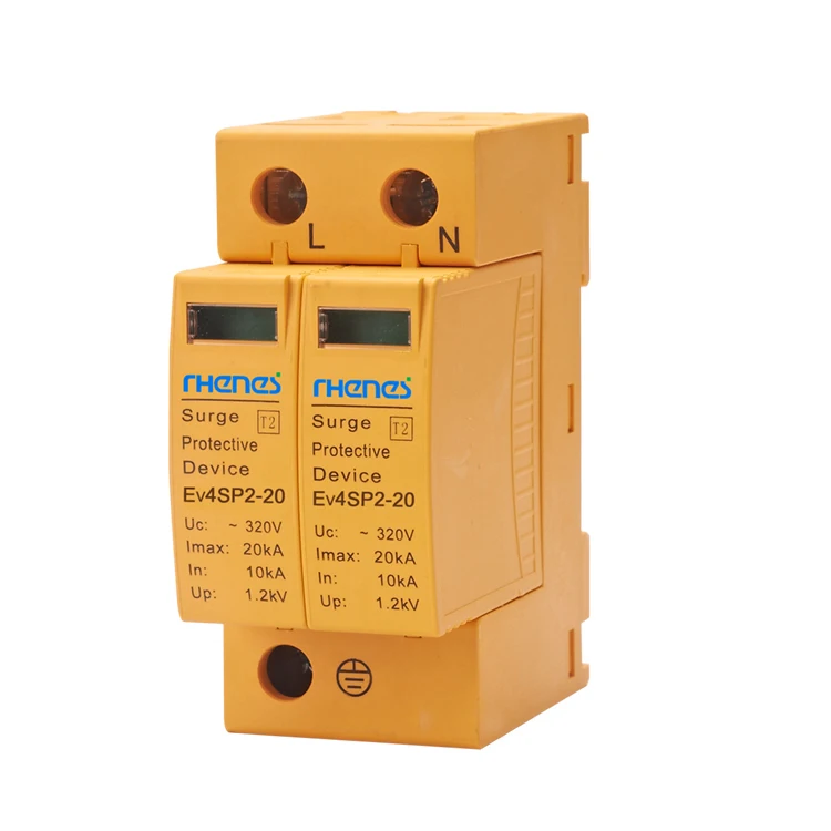 Cb Ce Approved T2 Ac Type 20ka 2p 220v/385v Surge Protection Device ...