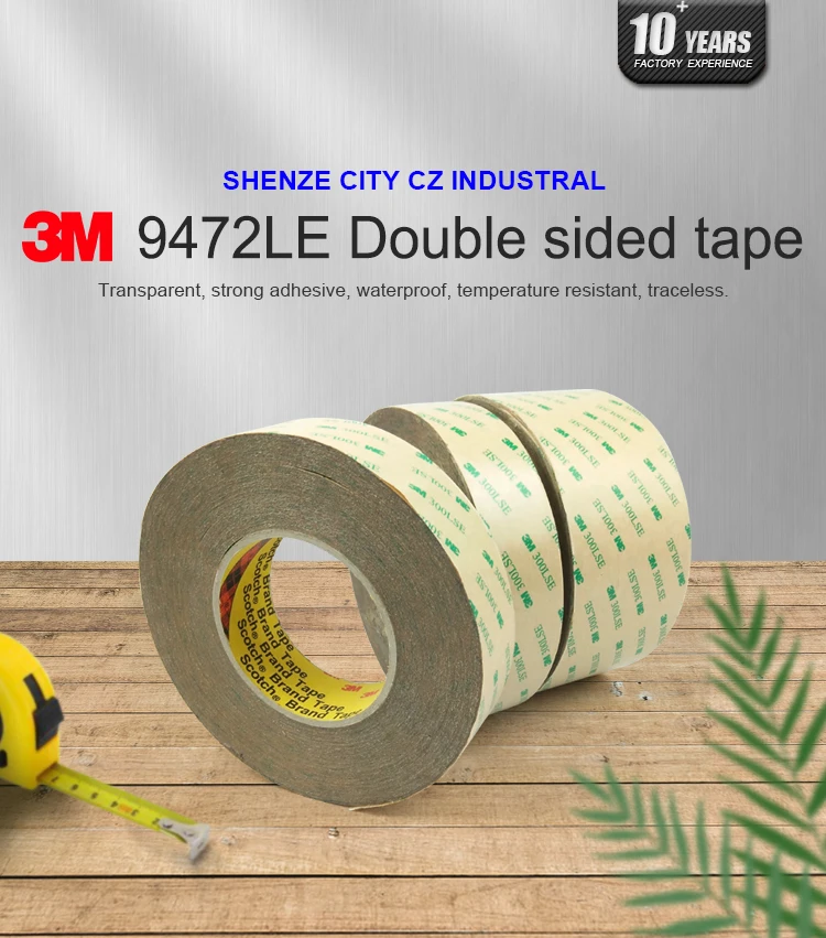 3m Brand Double Sided Adhesive Non-backing Tape 300lse 9472le For ...