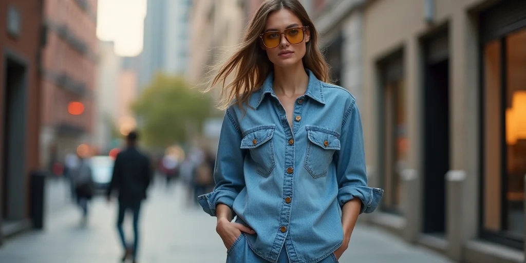 Boyfriend Chambray Shirt – Trendy 2025 Style on Alibaba.com