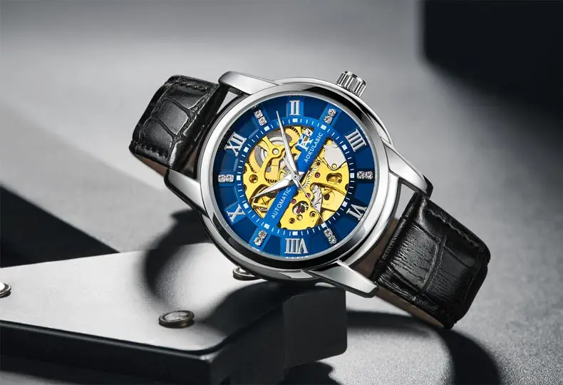 AOKULASIC Automatic Mechanical Men's Wristwatch - Luxury