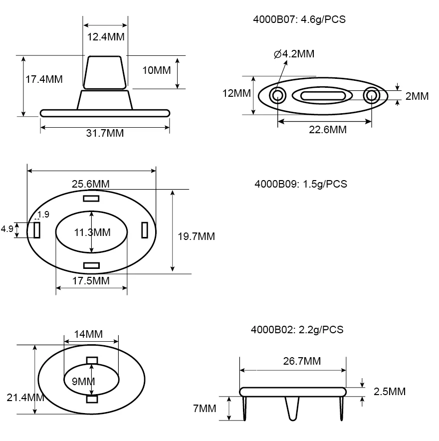 SNOWL Turn Snap Button Fasteners for Car/boat Twist Lock Fasteners Turn ...