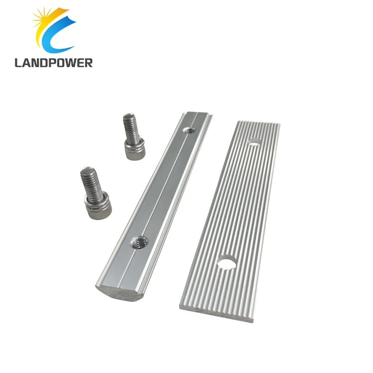Solar Panel Mounting Aluminum Rail Splice - Buy Solar Mounting Rail ...