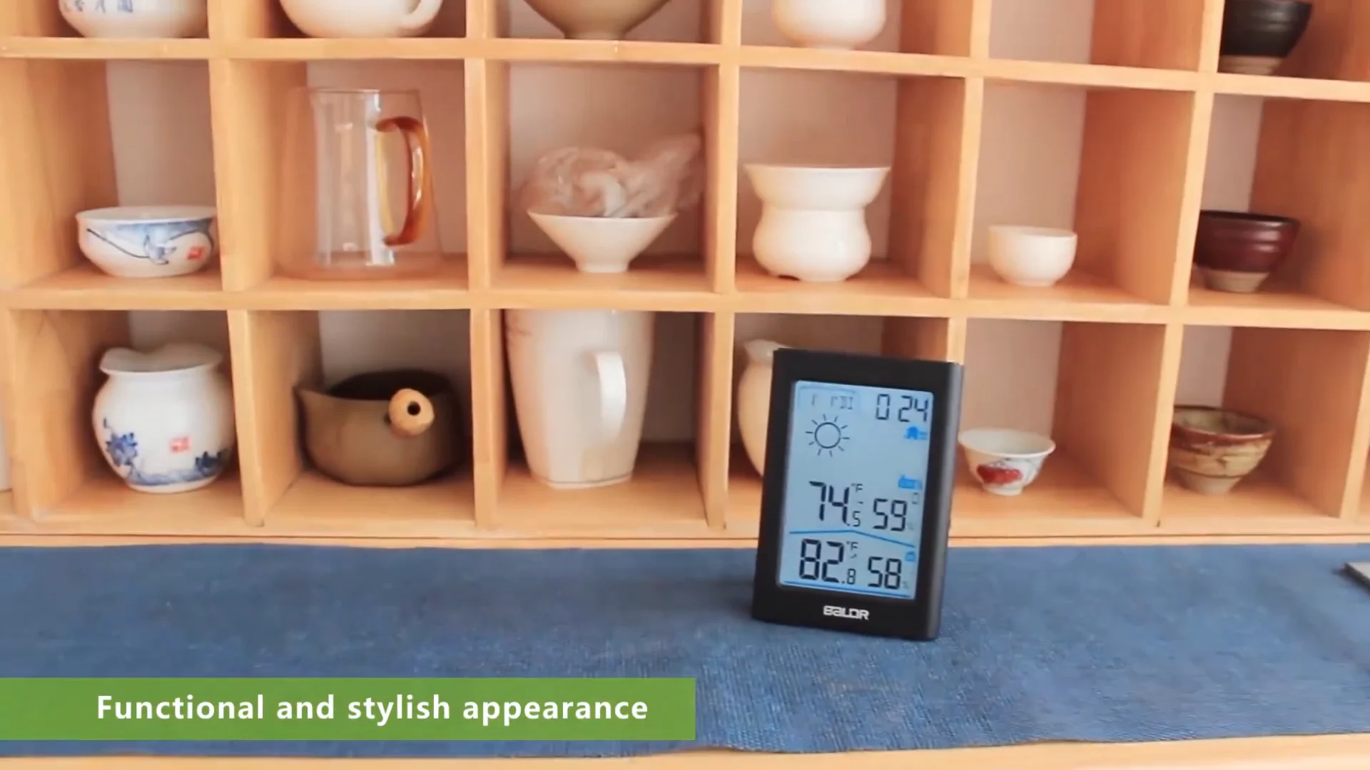 Baldr B0341 Digital Weather Station Indoor/outdoor Thermometer ...