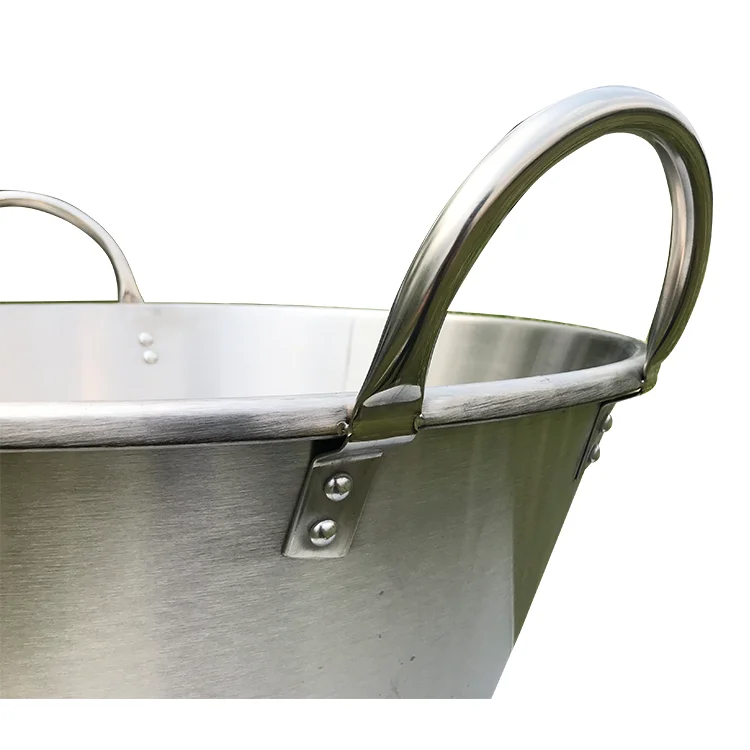 Large Stainless Steel Cazo Deep Design Jam Pan For Outdoor Cooking With ...