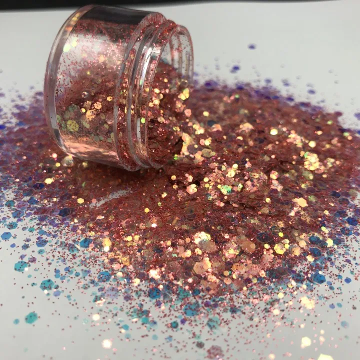 Eco Friendly Glitter Shaped Sequins Decorations Chunky Glitter Color ...