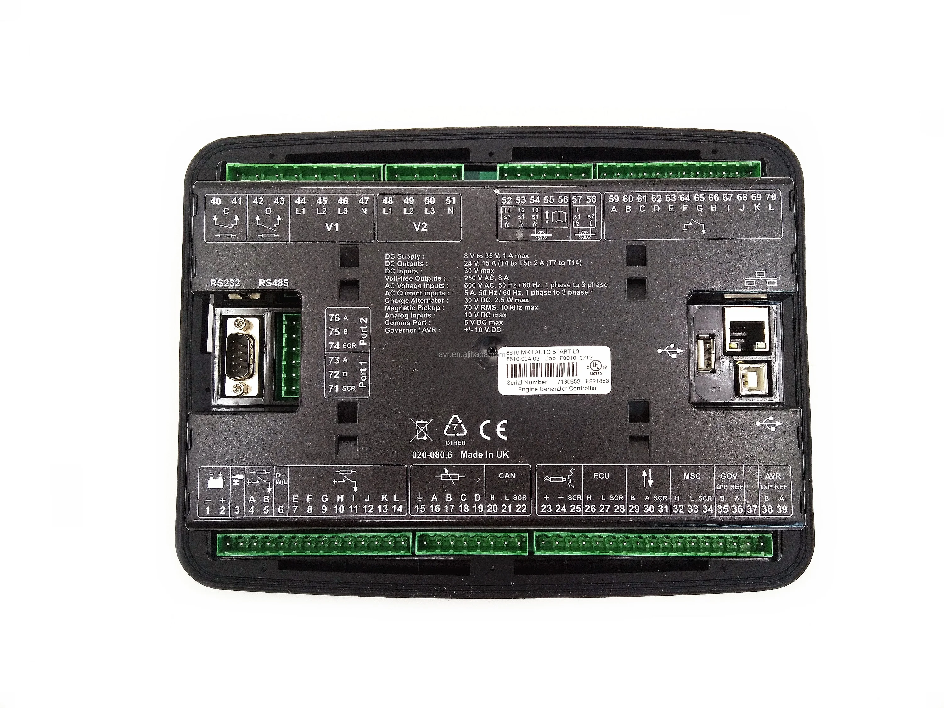 Original Generator Deepsea Controller Dse8610-02 Mkii - Buy Controller ...