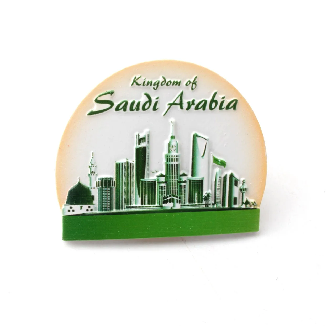 Saudi Arabia Tourist Magnet Polyresin 3d Sublimation Printing Custom ...