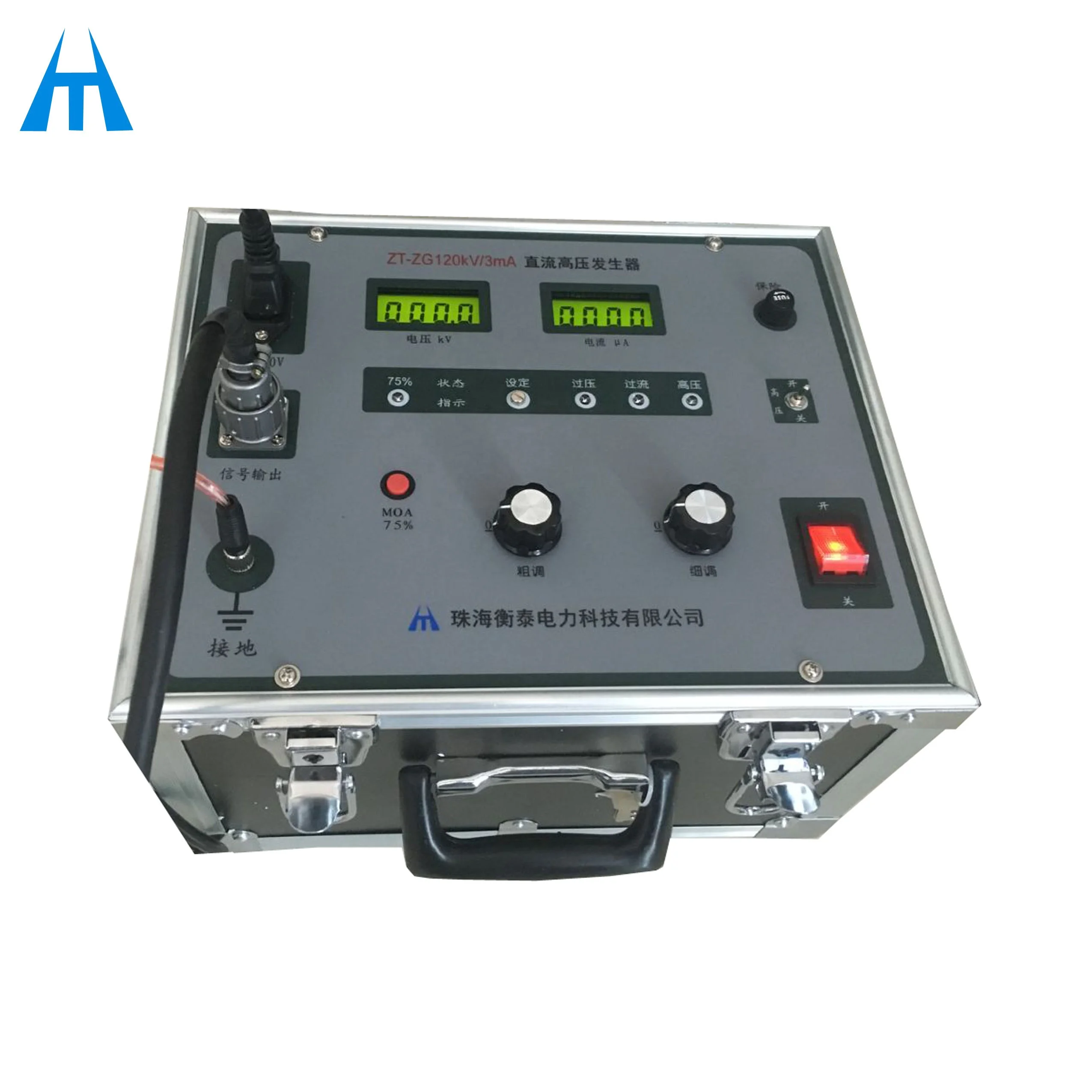 Zt-zg Portable Hipot Tester 120kv/5ma Dc High Voltage Impluse Generator ...
