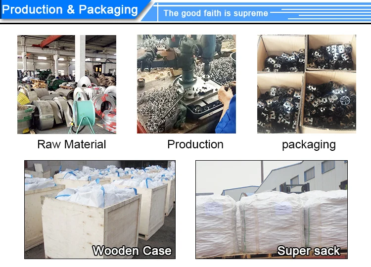 Metal Random Packing Ss304 Pall Ring Stainless Steel 16mm 25mm 50mm For ...