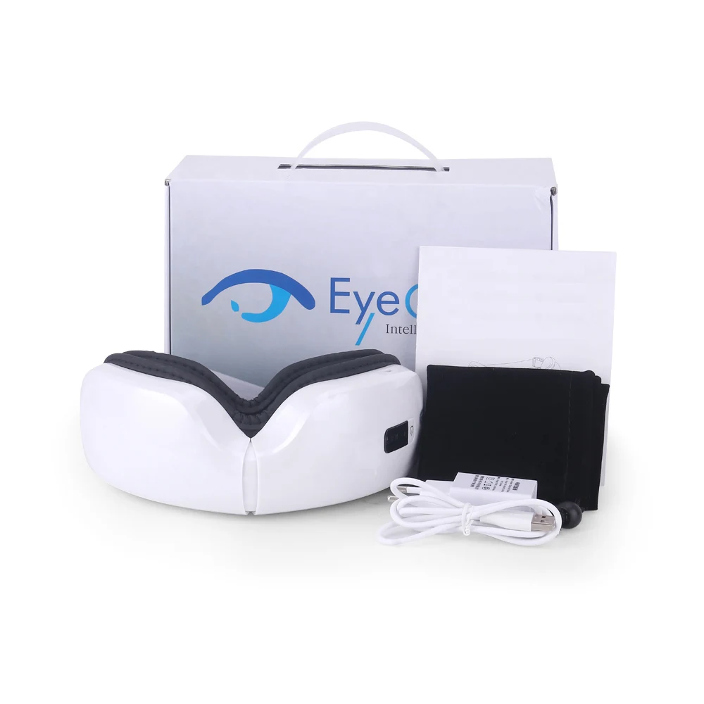 Stress Relieve Eye Massager Machine with Vibration & Heating