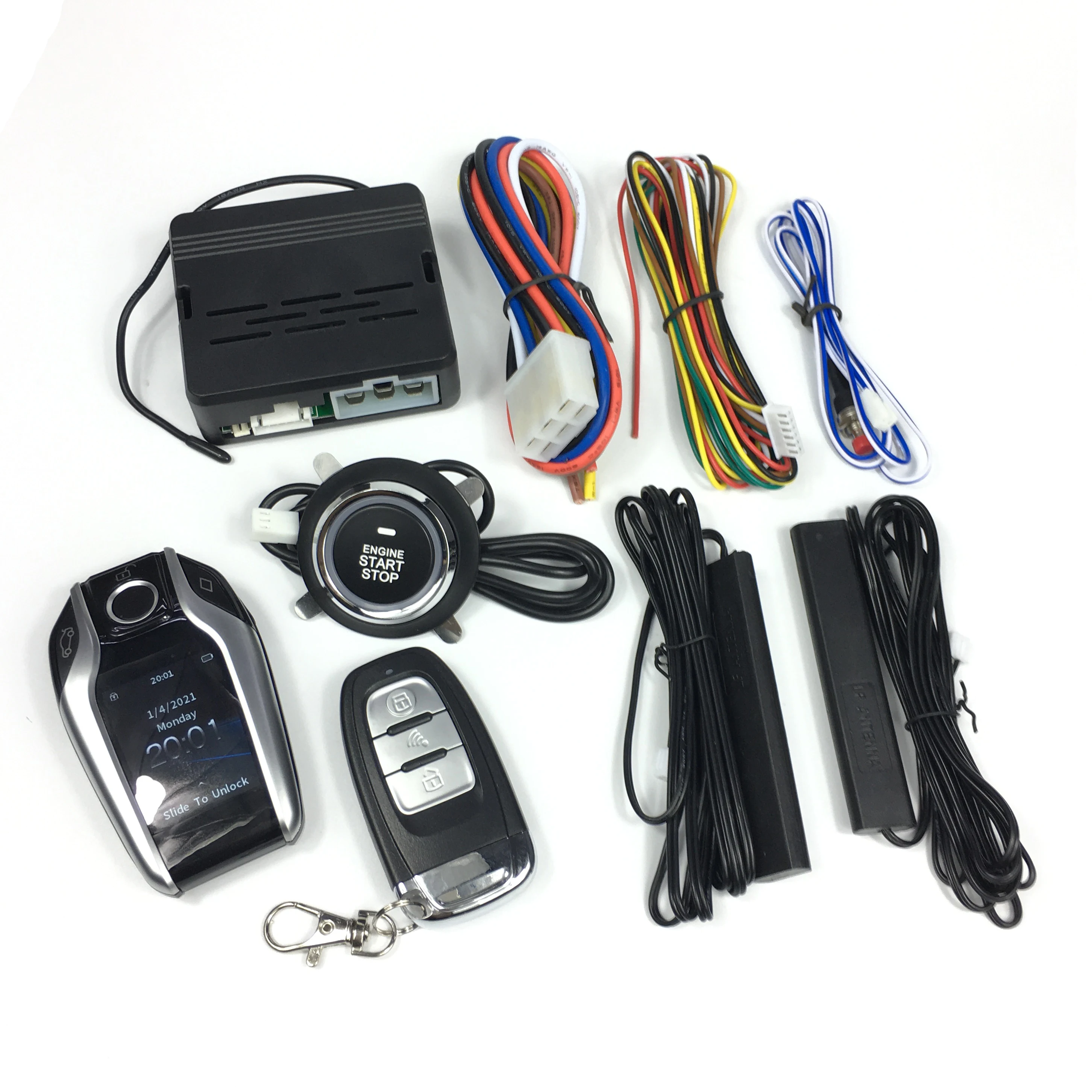 Rfid System With Transponder Immobilizer Smart Push Start Button ...