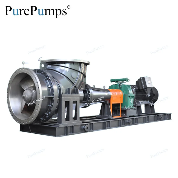 Egger Type Titanium Elbow Axial Impeller Circulation Pump