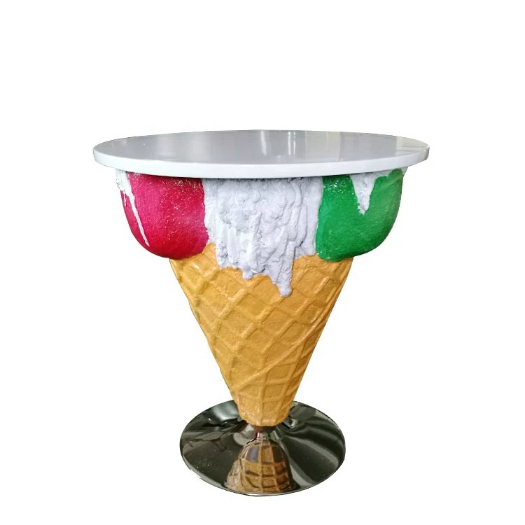 outdoor ice cream furniture table set, View ice cream table set ...