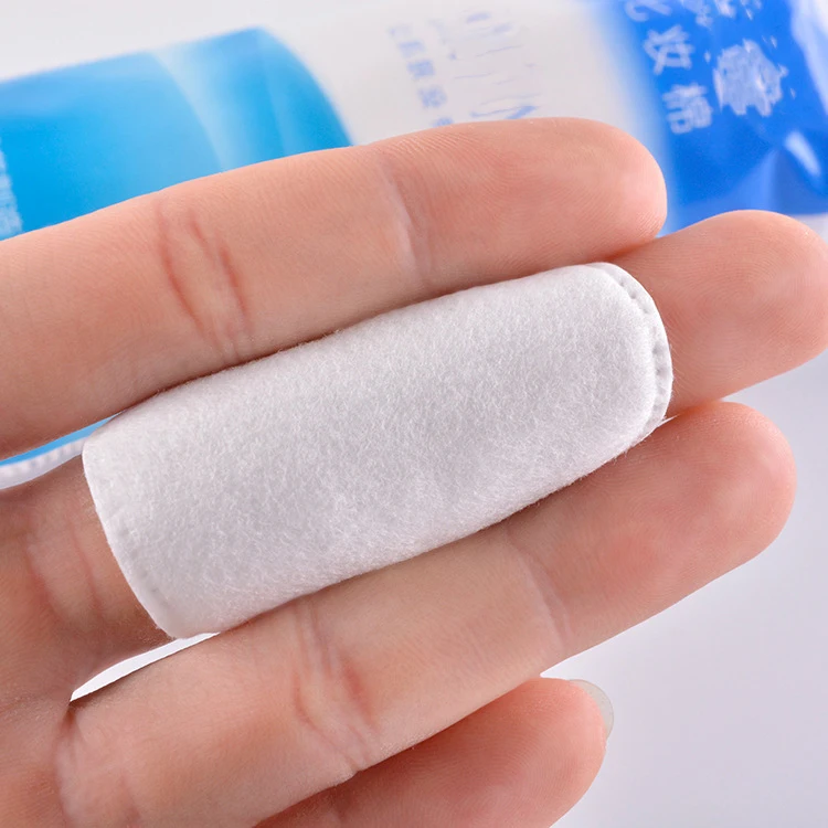 Customized Organic Cotton Facial Rounds Non Woven Cotton Pads For Toner ...