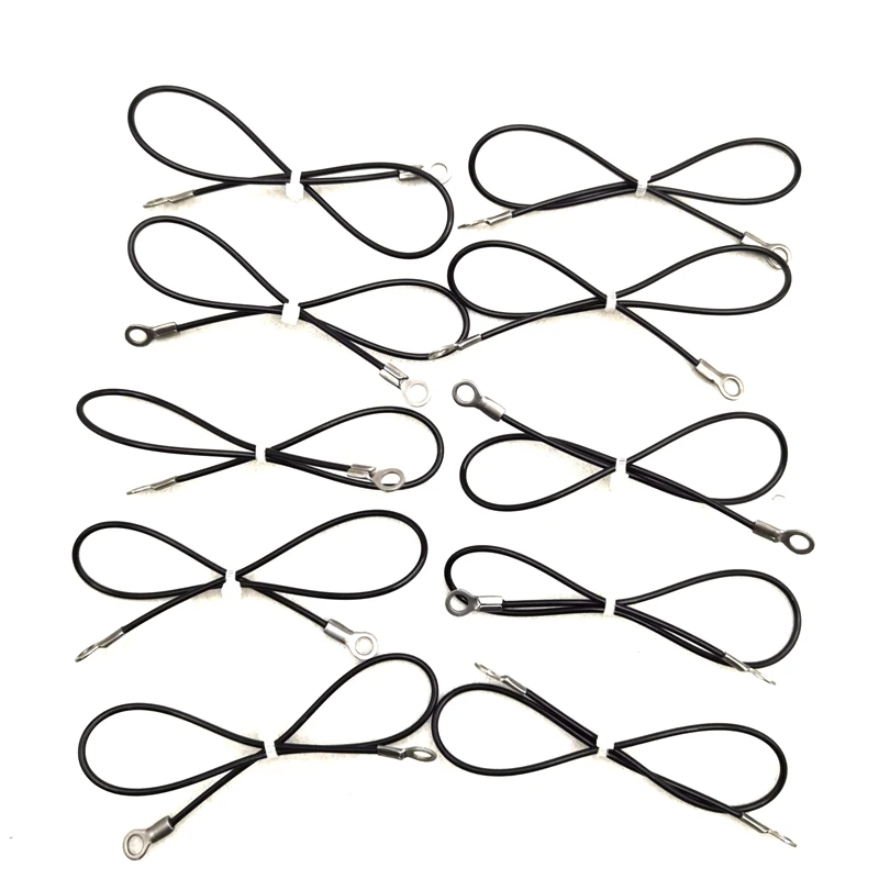 Black Pu Coated Steel Cable Hanging Slings Safety Vinyl Coating Steel ...