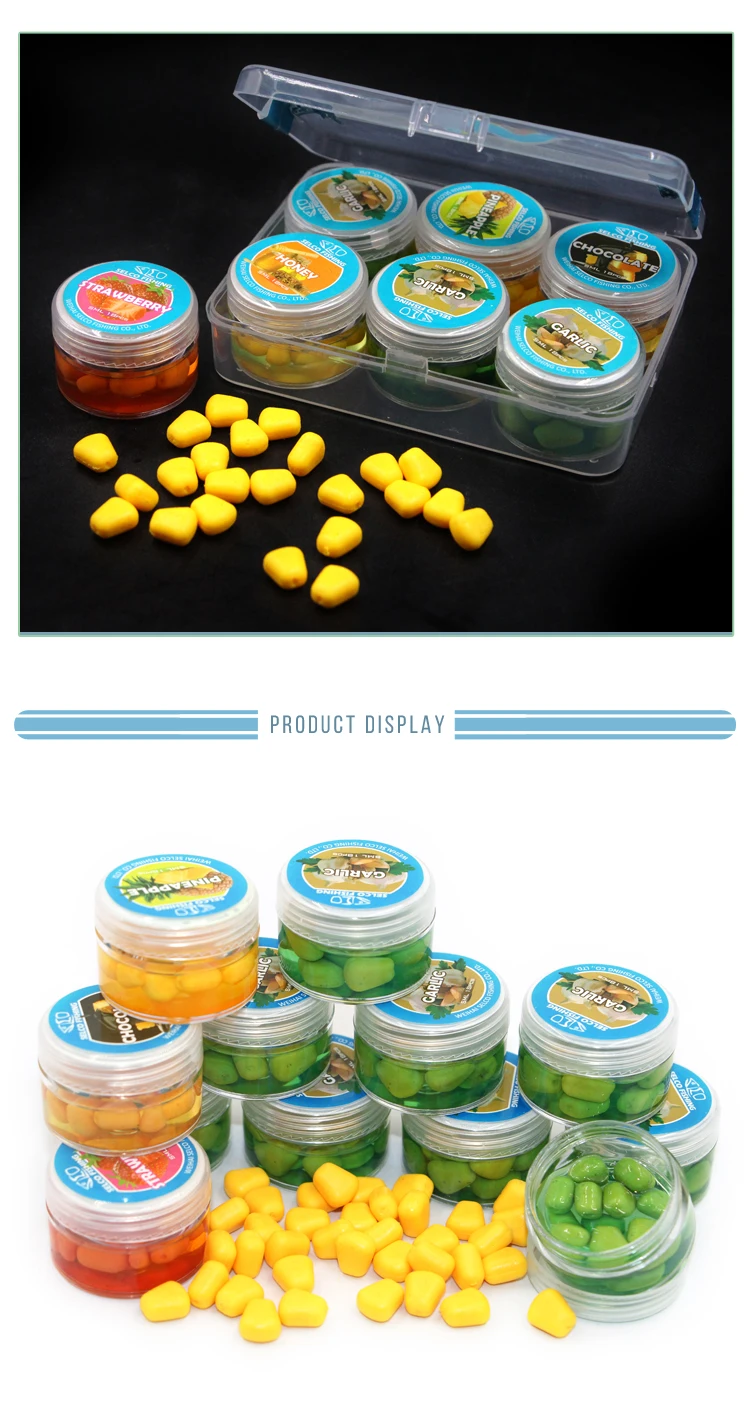 Carp Fishing Artificial Bait Sweet Corn Fake Smell Flavor Corn Floating ...