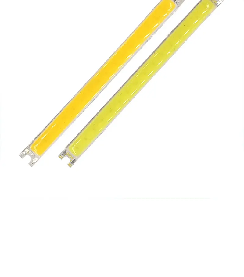 100x8mm Cob Led Light Strip 12v 5w Warm Natural Cold White Led Chip For Car Table Lamp Working ...
