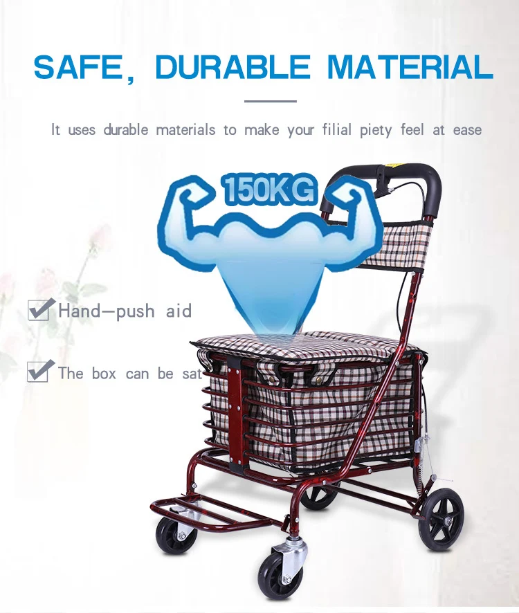 Adult Stroller Senior Person Go Cart Old Man Pram Trolley - Buy High ...