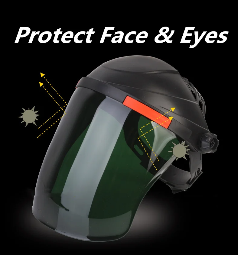 2020 Tinted Half Acrylic Face Shield - Protective & Durable