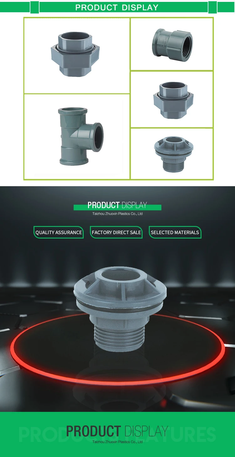 40mm PVC Bulkhead Fittings - Reliable Plastic Tank Connectors