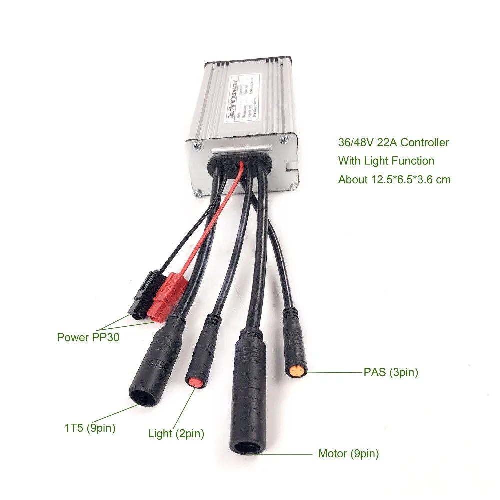 Greenpedel KT 36V 48V 22A Ebike Motor Controller - 500W Kit