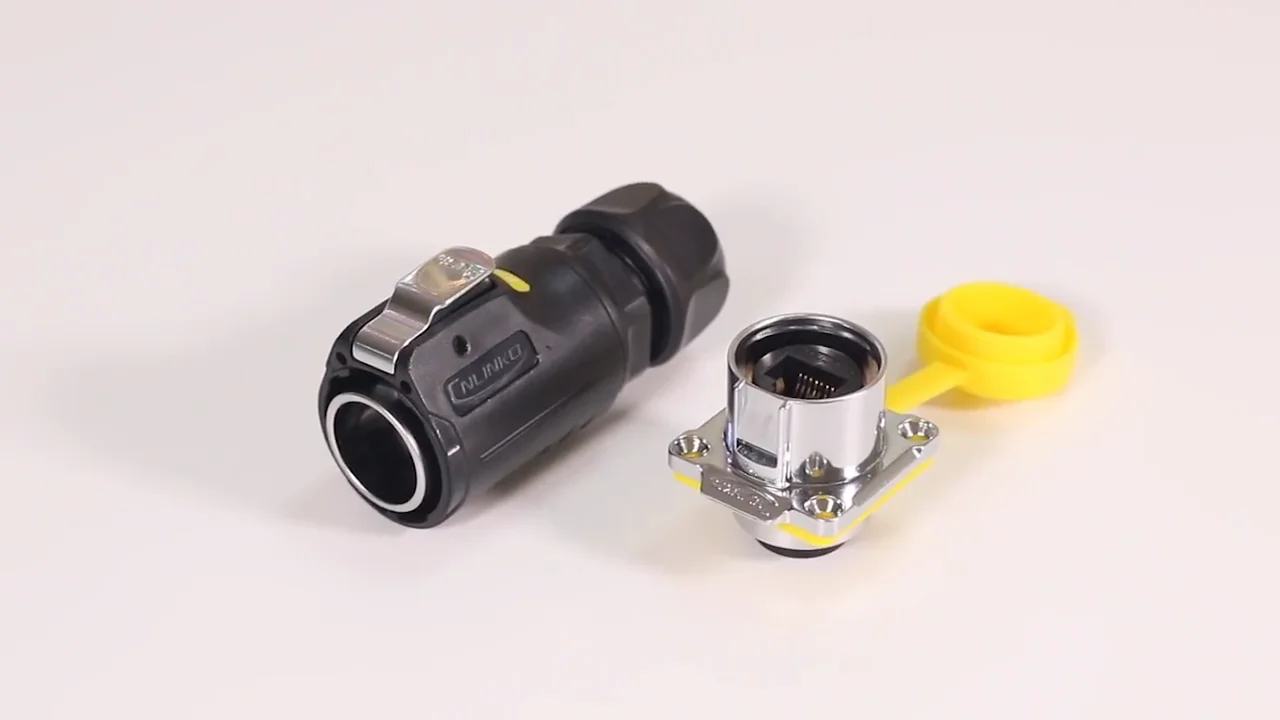 Cnlinko Lp24 Rj45 Waterproof Connector Led Display Connector Ip67 Waterproof Rj45 Connector ...