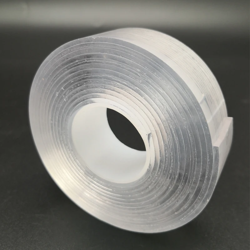 Clear High Sticky Reusable Double Sided Magic Nano Lvy Gel Grip ...