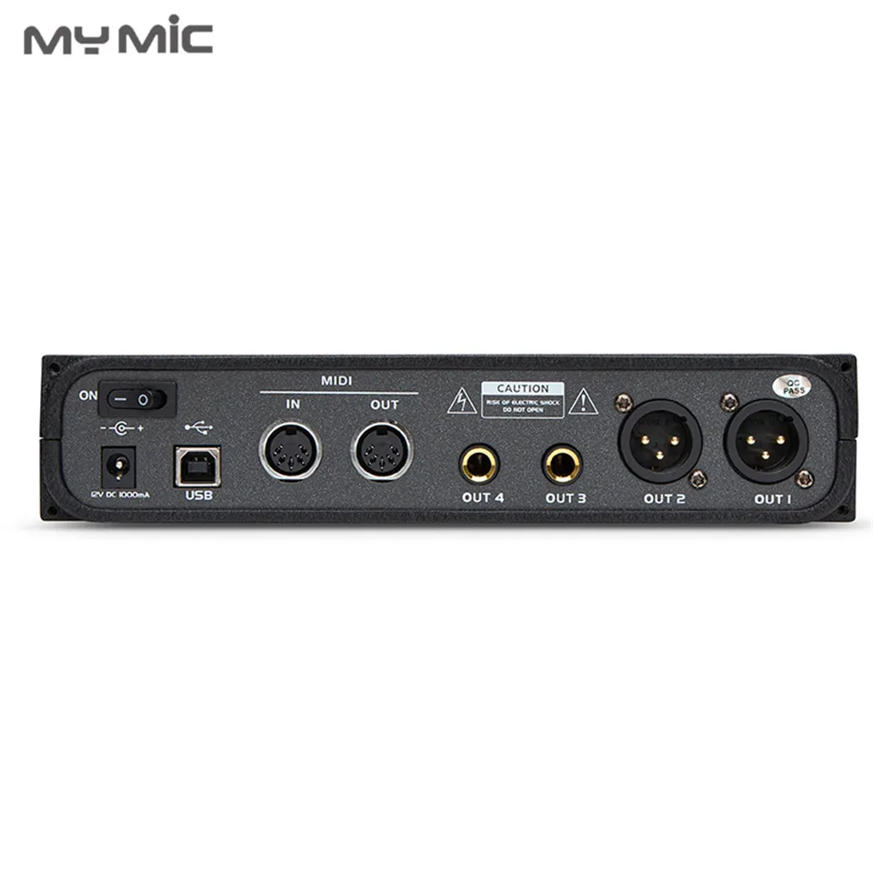 Hot Selling 4 Channels Sound Card Audio Interface For Studio Recording ...