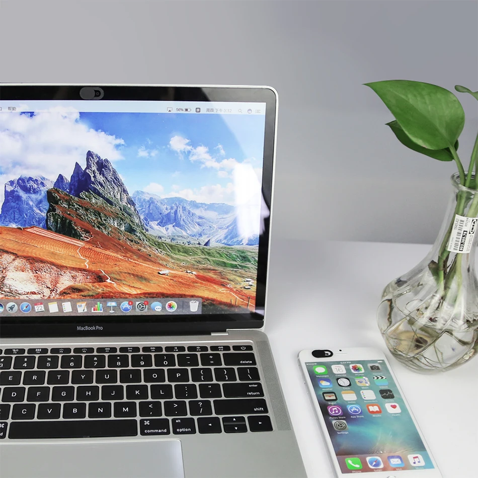 2020 Web Cam Plastic Slider Laptop Camera Marco Lens Cover For Mobile ...