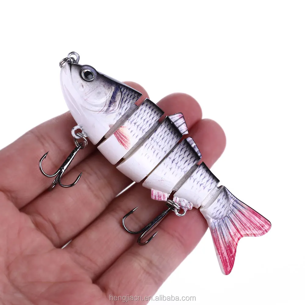 Hengjia 4" 6 Segment Lure - 18g Hard Bait for Pike Fishing