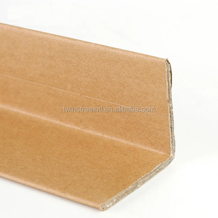 Brown Corrugated Cardboard Angles Edge Boards Kraft Paper Pallet Edge ...
