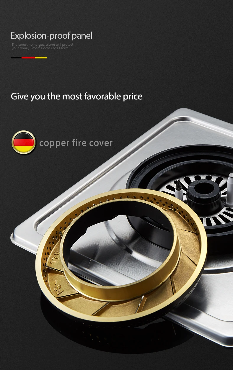 Built-in Double Burner Gas Cooker| Alibaba.com